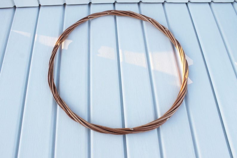 Extra Large Willow Hoop Wicker Wreath Craft - Etsy