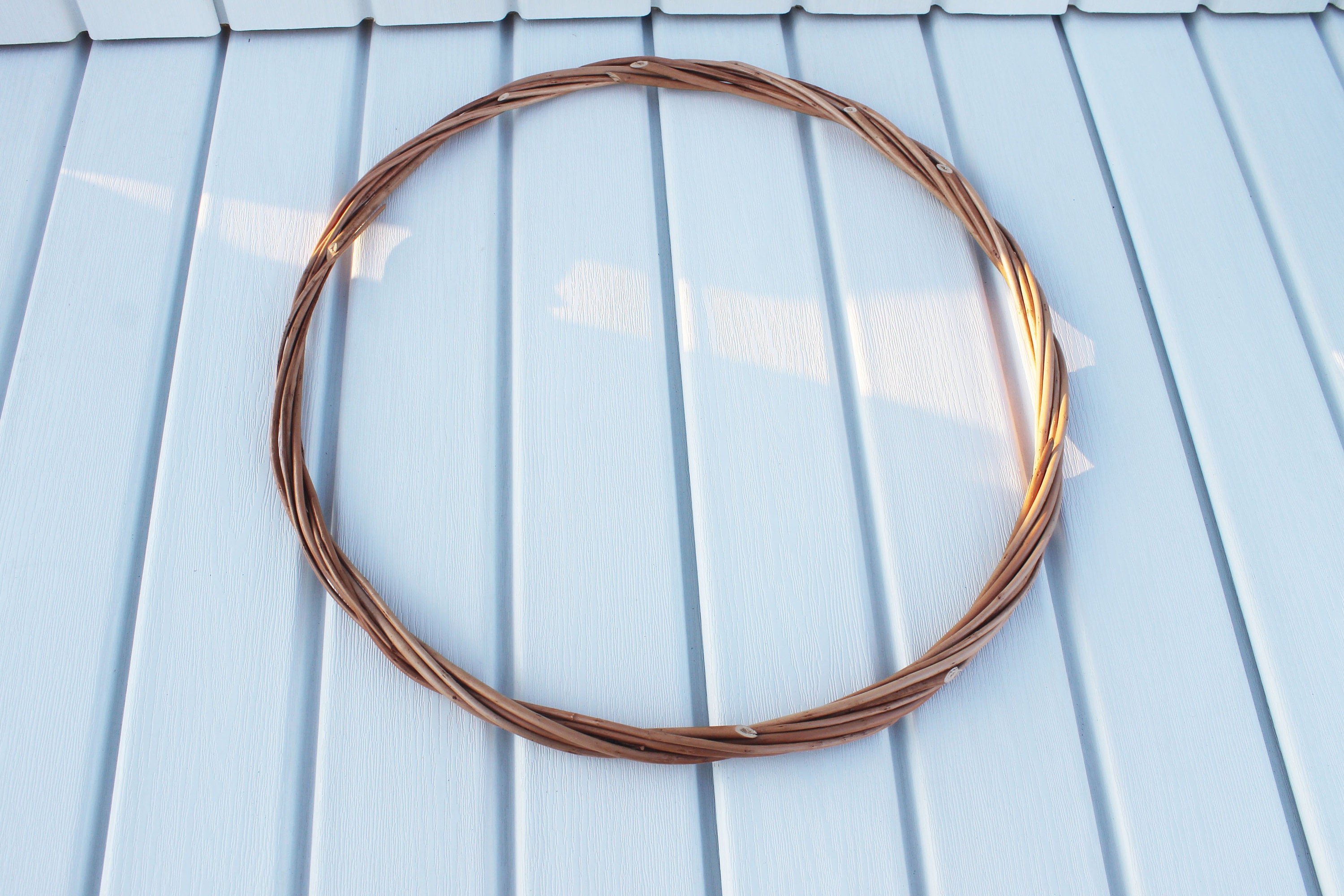 Extra Large Willow Hoop Wicker Wreath Craft - Etsy