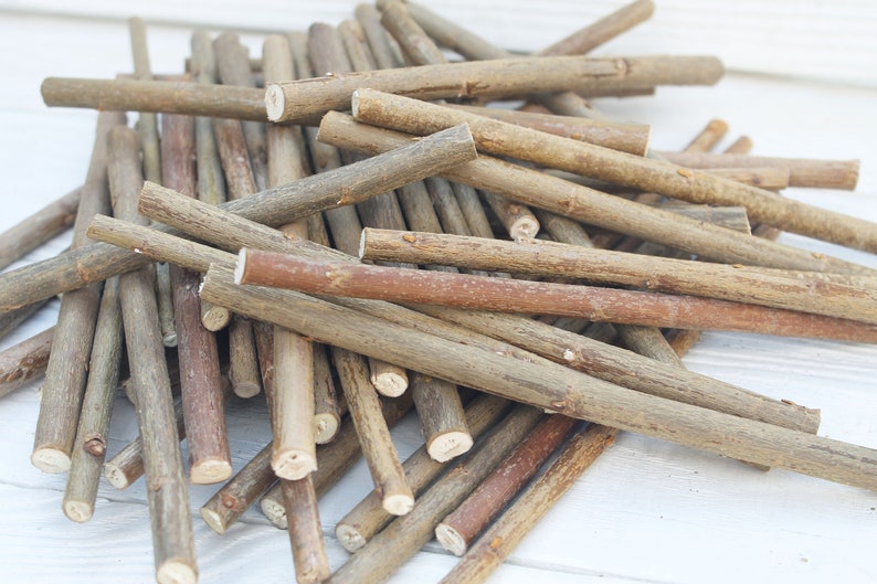 50 Willow Sticks Wood Branches for Crafting - Etsy