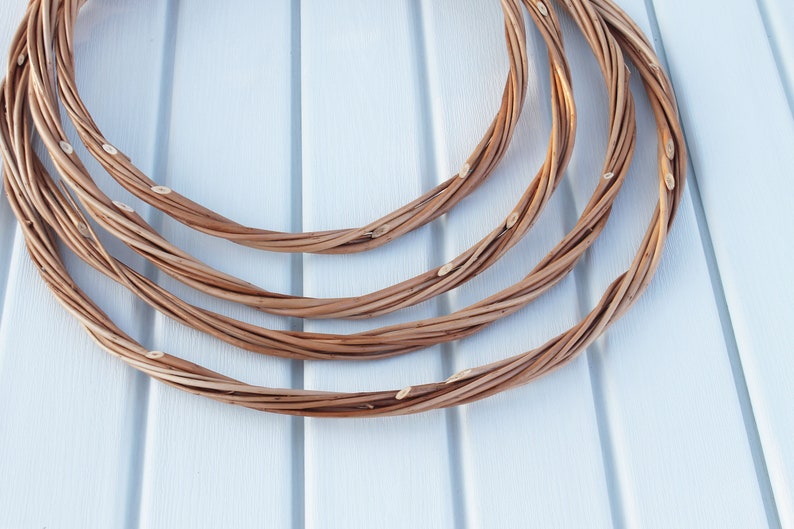 Extra Large Willow Hoop Wicker Wreath Craft - Etsy