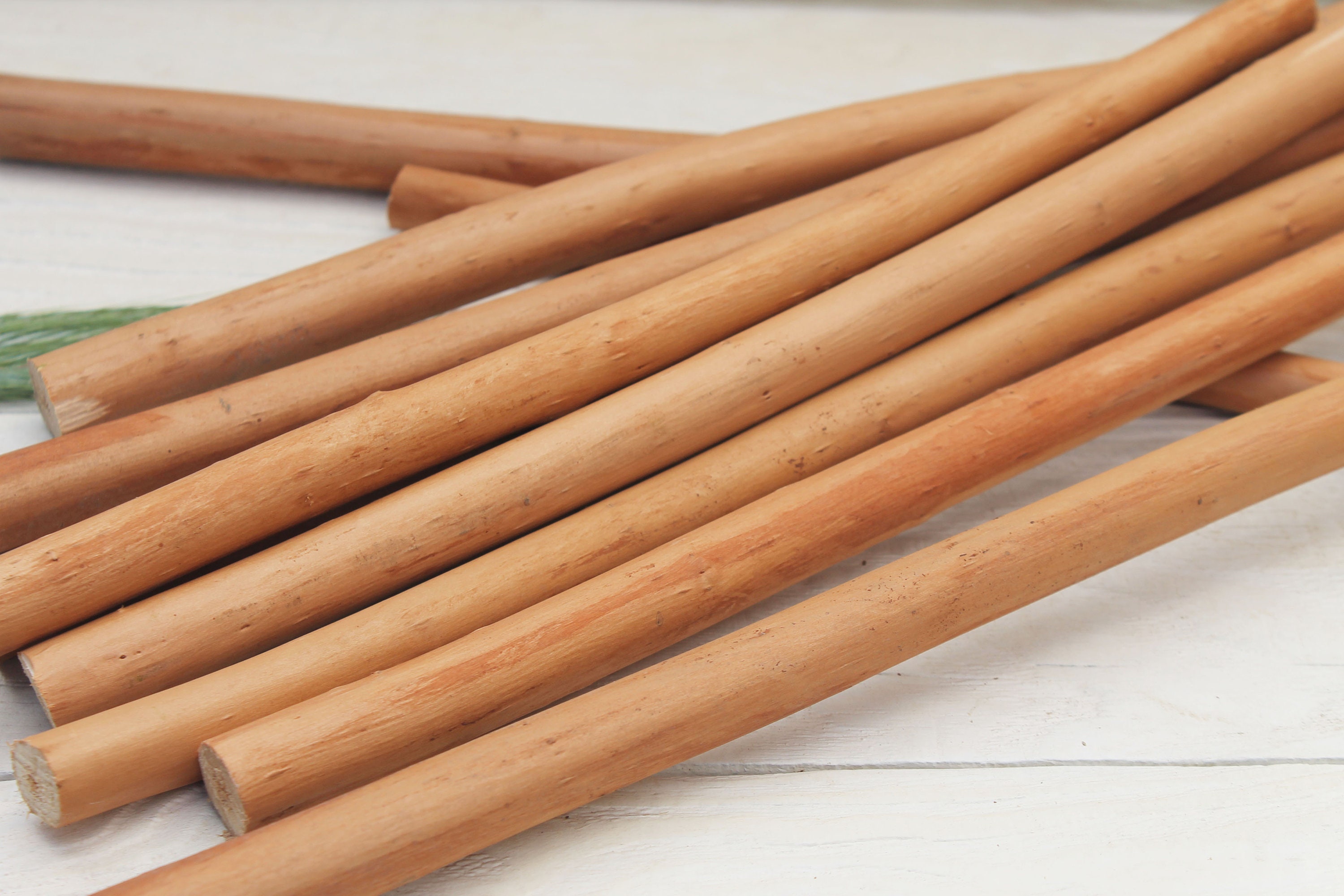 Thick Willow Sticks Without Bark Wood Craft Sticks Tree Branches Decor ...