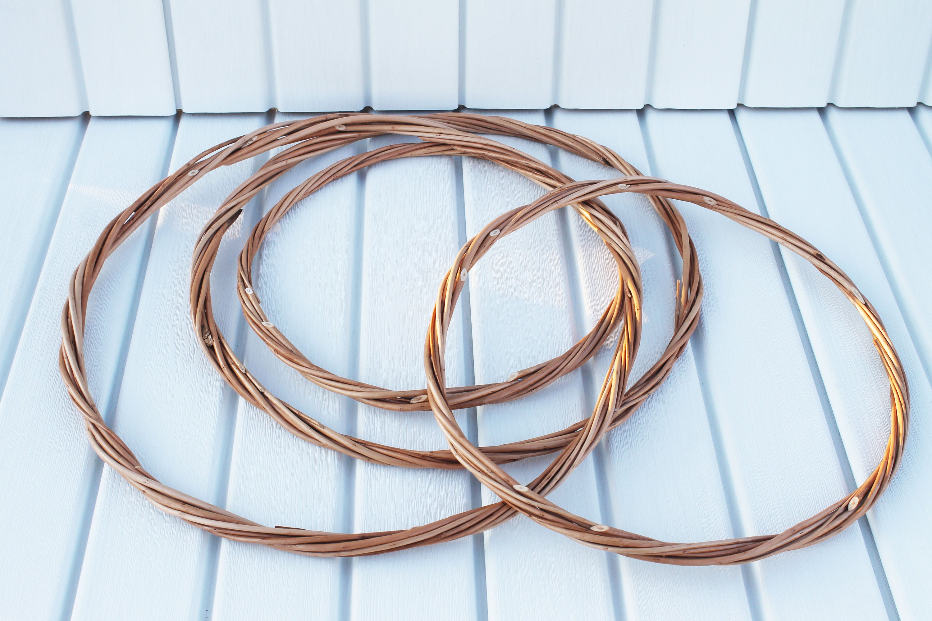 Extra Large Willow Hoop Wicker Wreath Craft - Etsy
