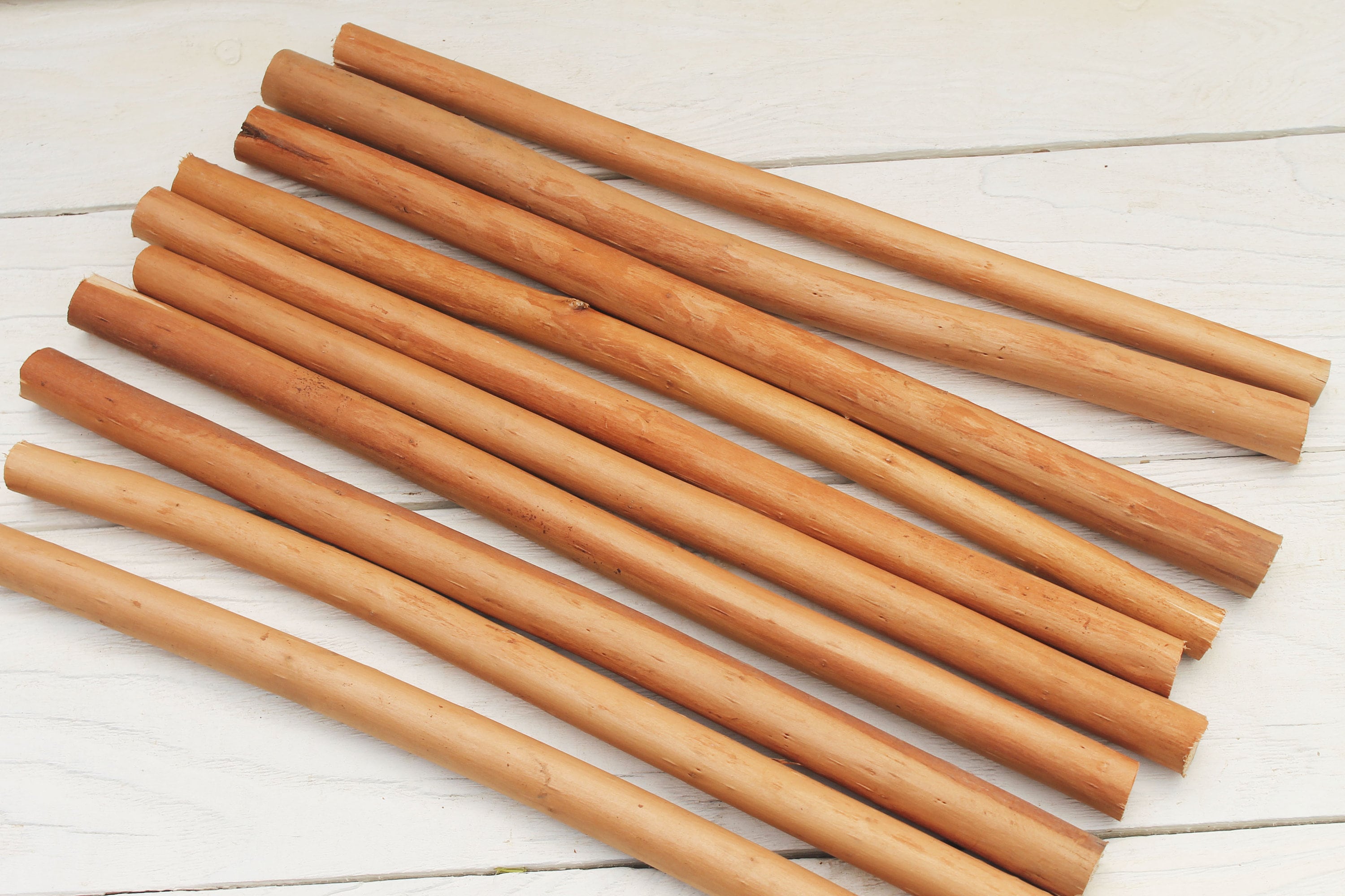 Thick Willow Sticks Without Bark Wood Craft Sticks Tree Branches Decor ...