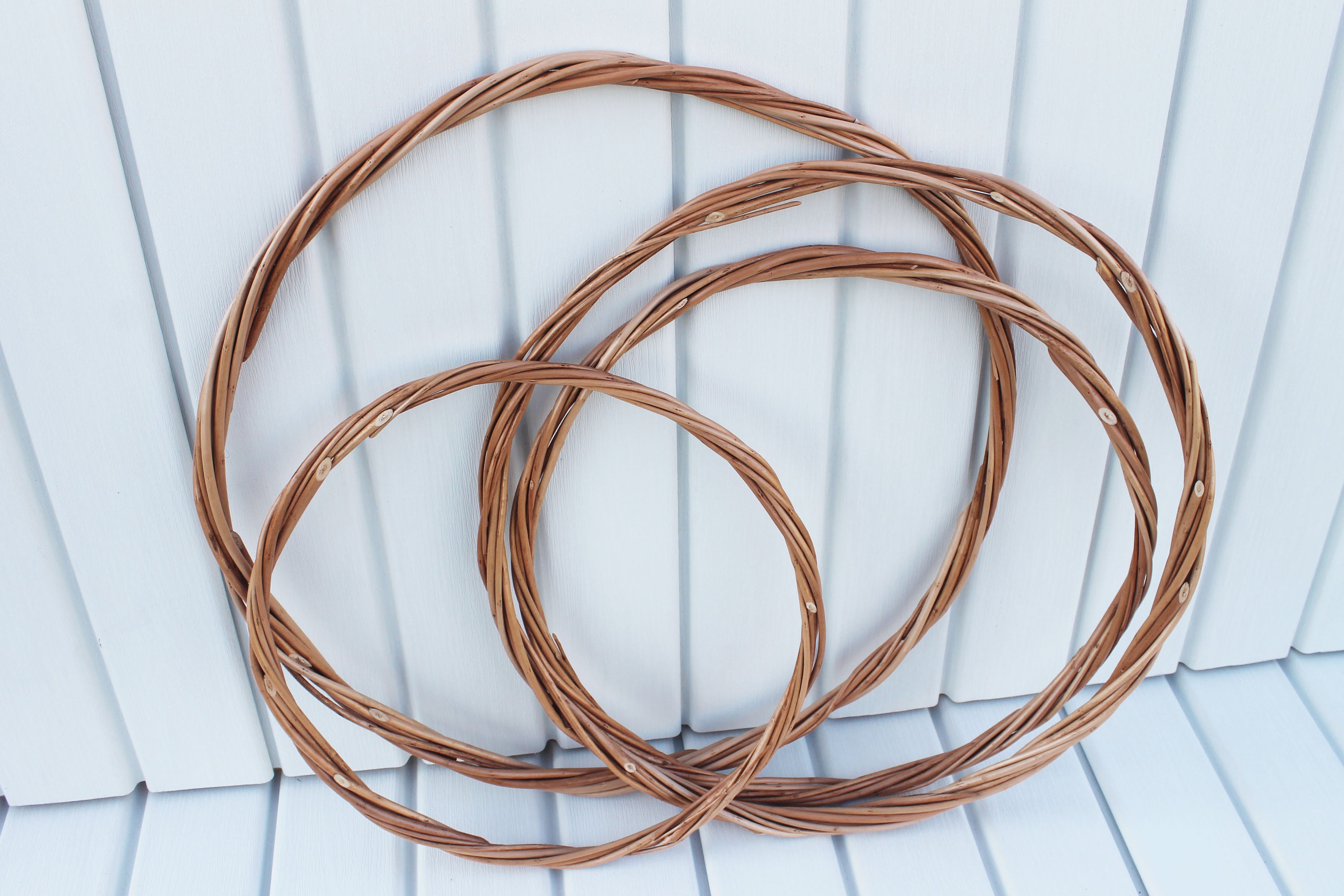 Extra Large Willow Hoop Wicker Wreath Craft - Etsy