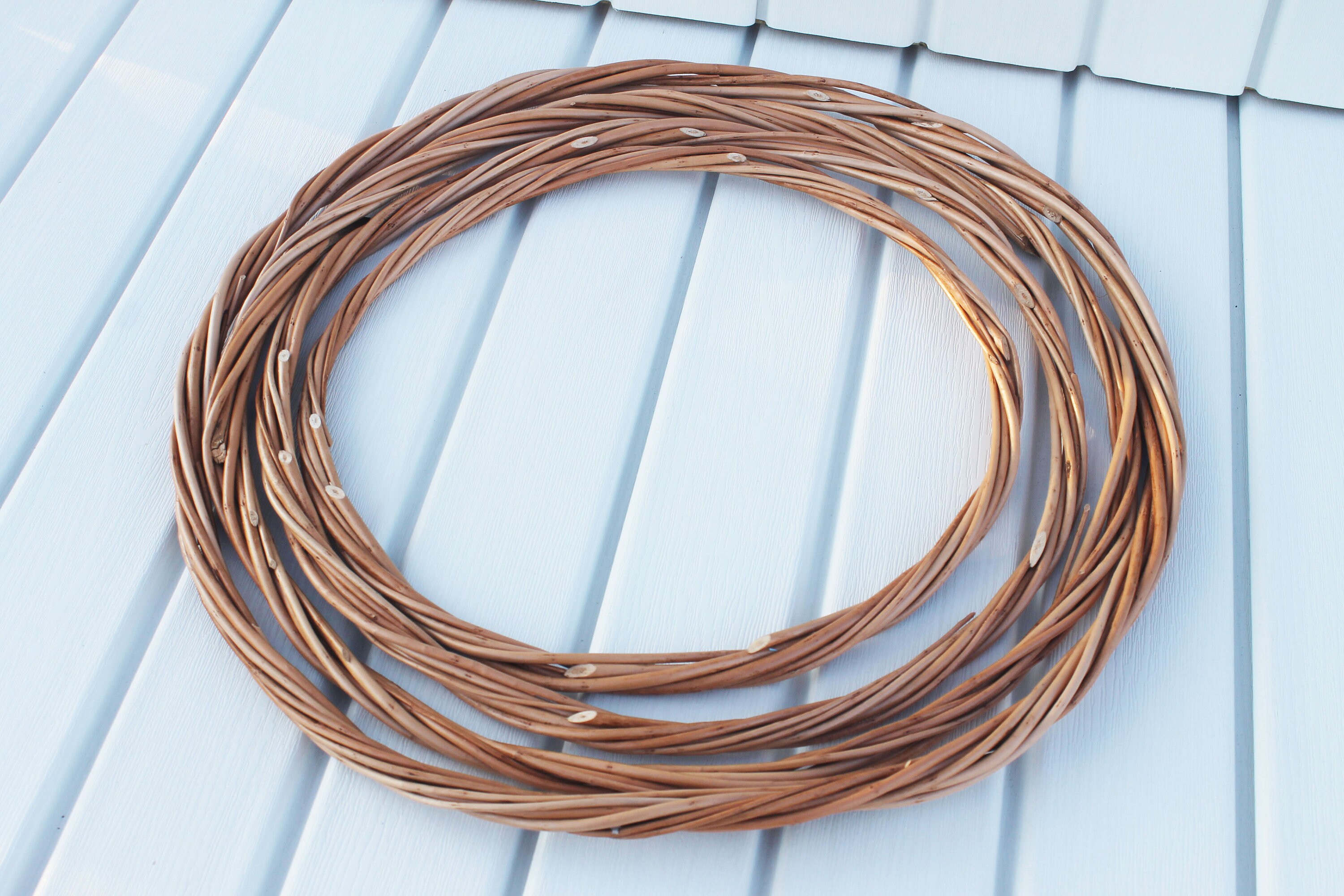 Extra Large Willow Hoop Wicker Wreath Craft - Etsy