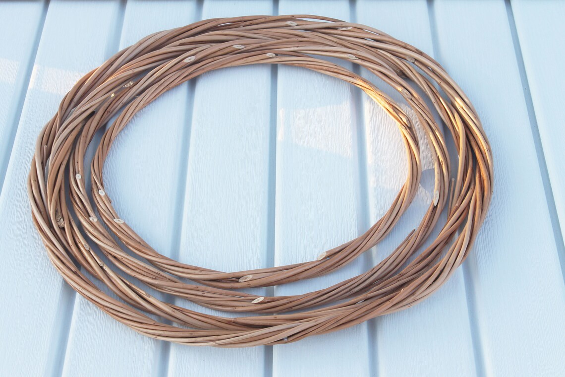 Extra Large Willow Hoop Wicker Wreath Craft - Etsy