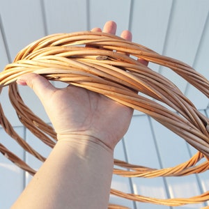 Extra Large Willow Hoop Wicker Wreath Craft - Etsy