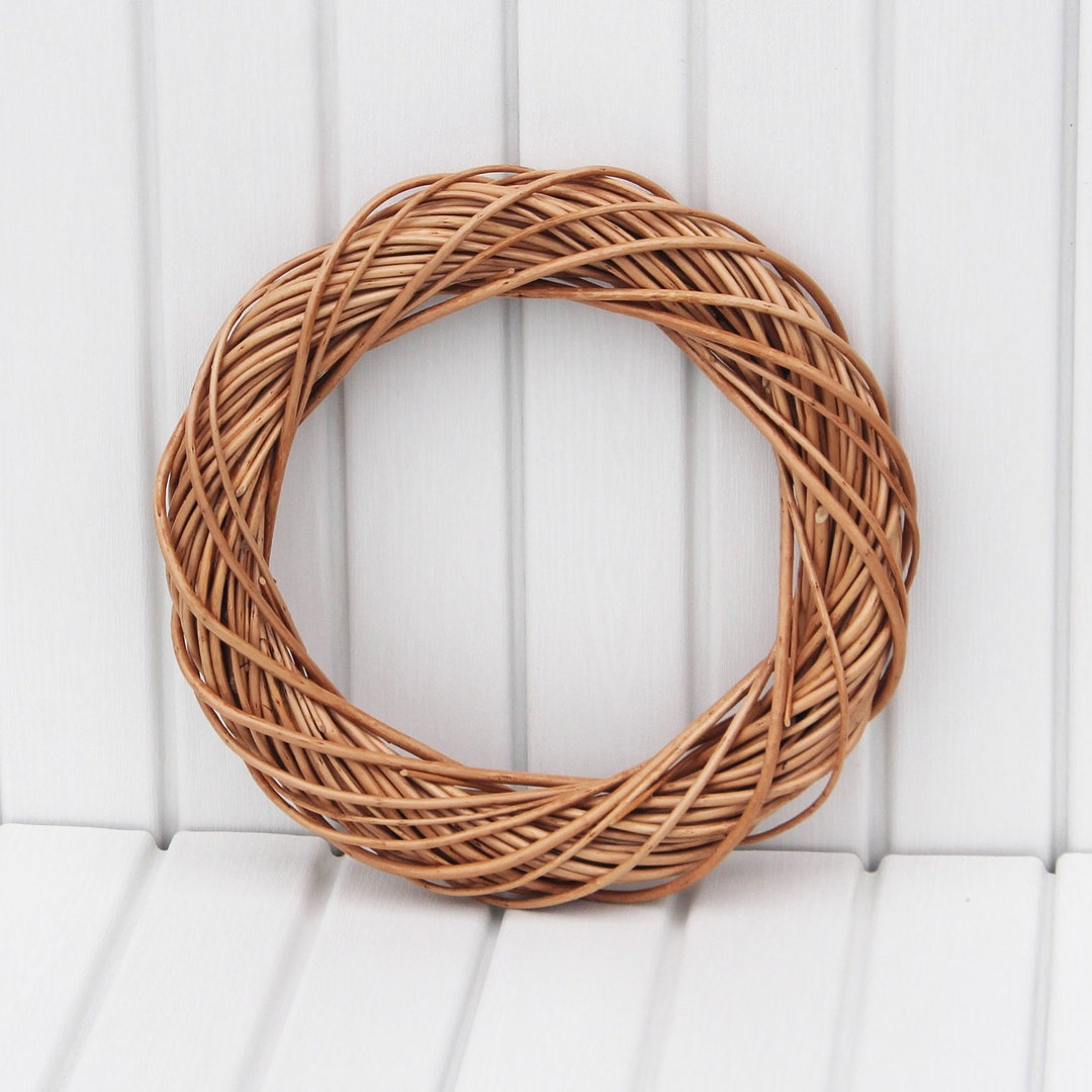 16 Inch Wreath Base Natural Willow Wreath for Front Door - Etsy