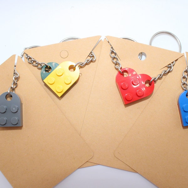 Lego® Heart Keychain - Etsy