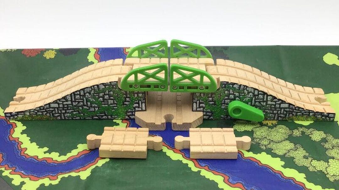 Thomas & Friends Stone Drawbridge Wooden Clickity Clack Train Track ...
