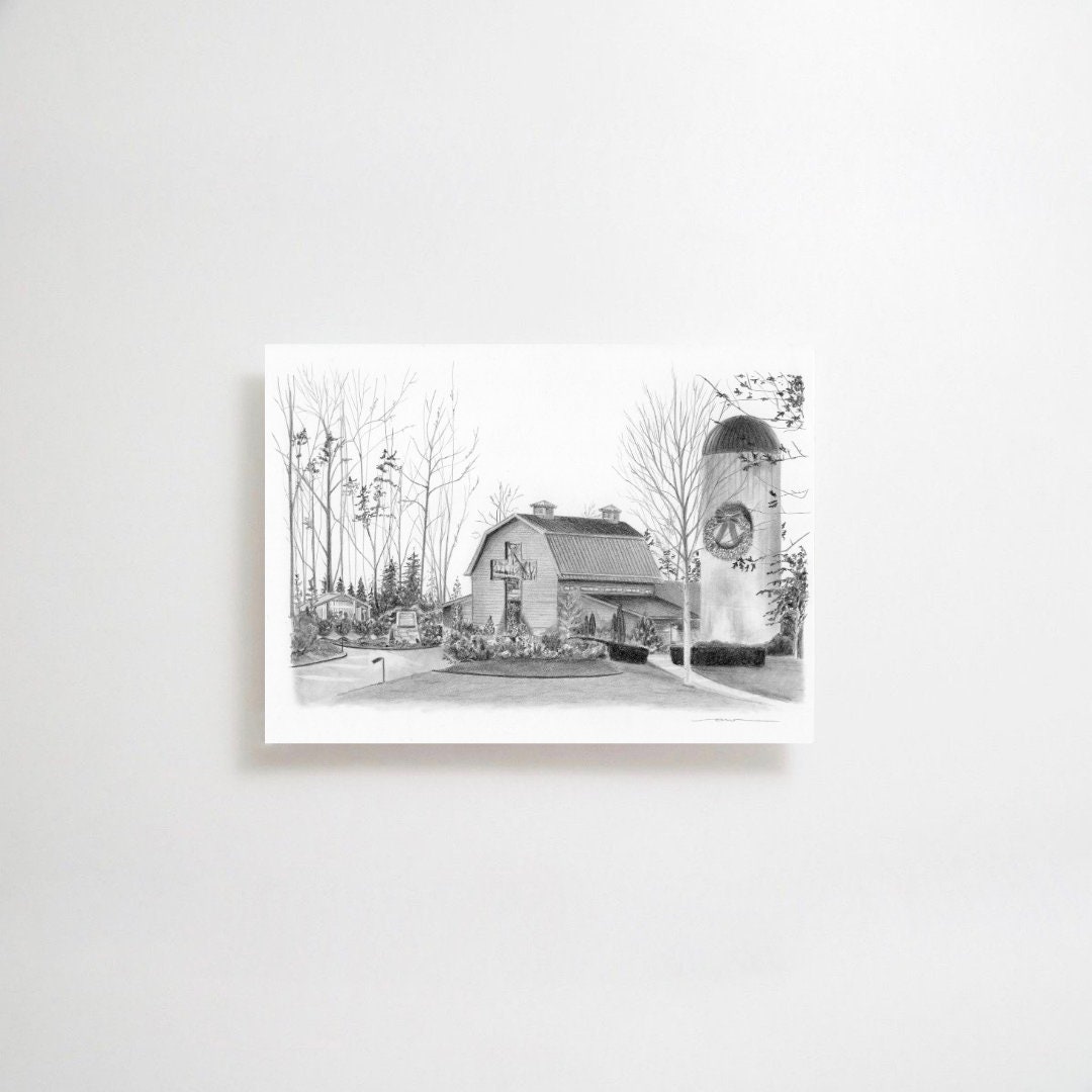 Christmas at the Library Greeting Card With Matching Envelope ...