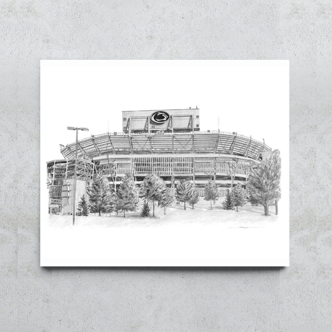Beaver Stadium | Penn State Football | Penn State Gift | State College ...