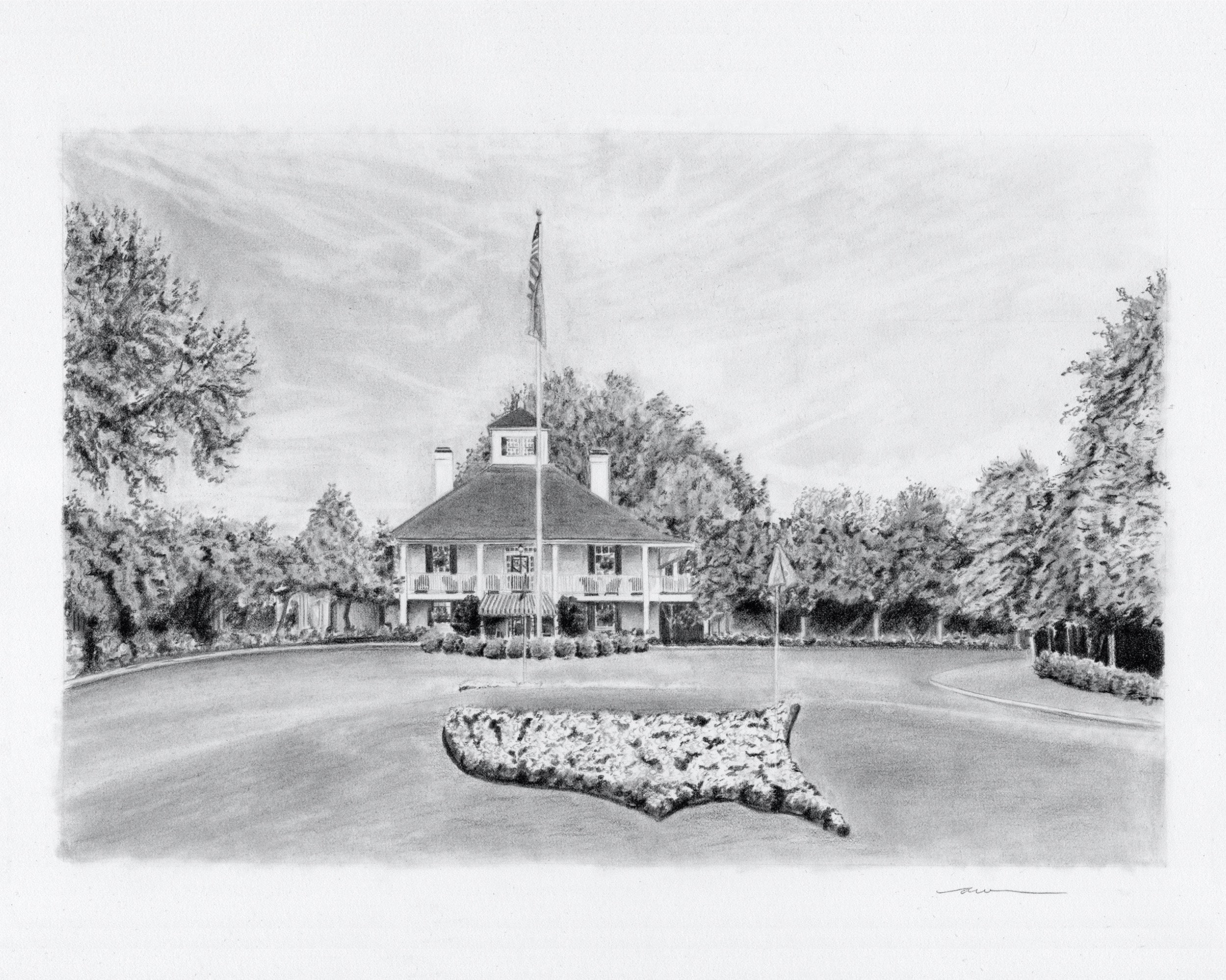 Augusta National Golf Course Augusta National Wall Art | Etsy