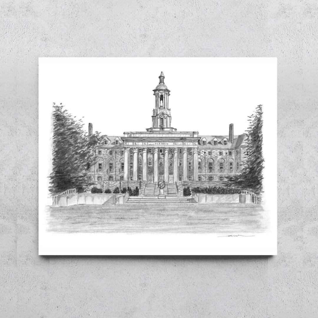 Penn State Art Print | Penn State Gift | Penn State Wall Art | PSU ...