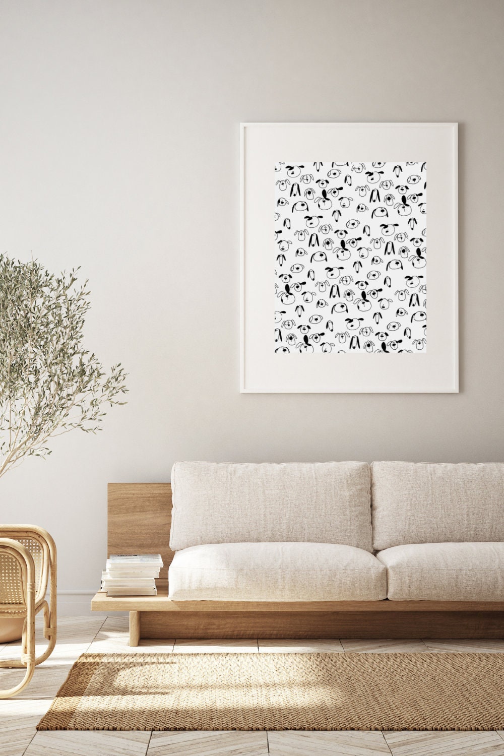 Printable Wall Art Dog Wall Art Printable Dog Art Black - Etsy