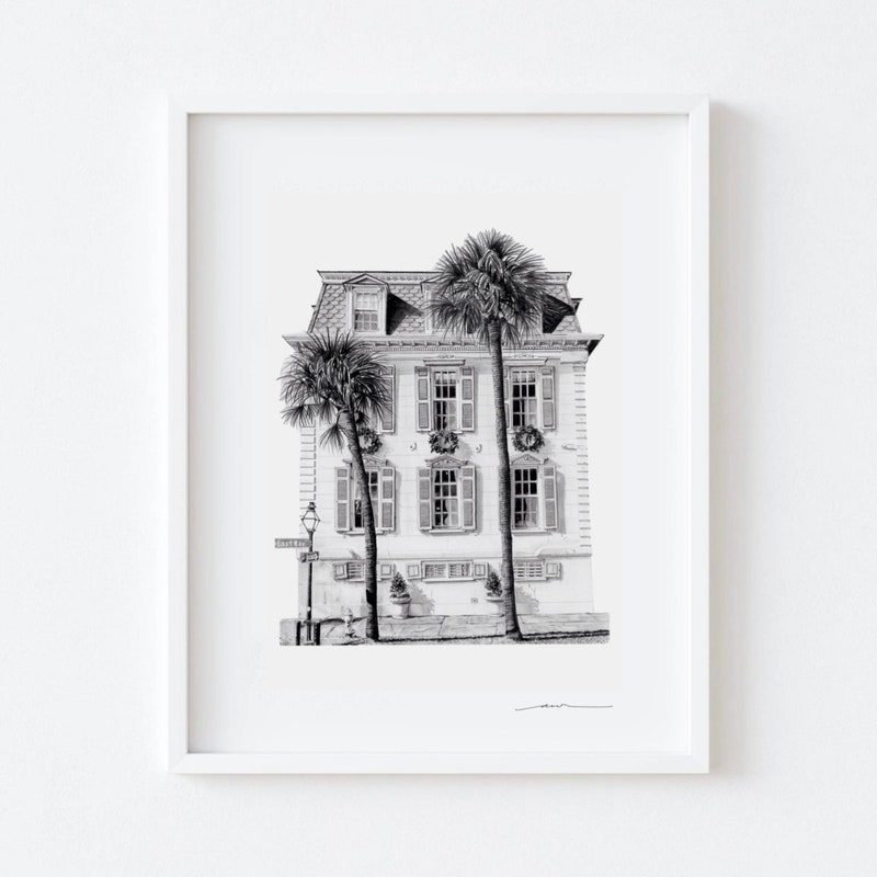Charleston Pencil Art - Etsy
