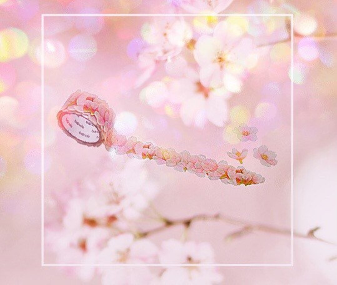 NEW Bande 200pcs Yoshino Cherry Flower Washi Sticker Roll - Etsy