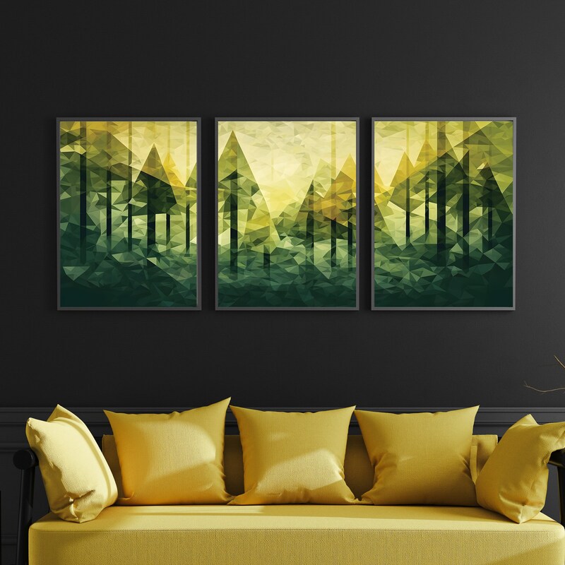 Triptych Art - Etsy
