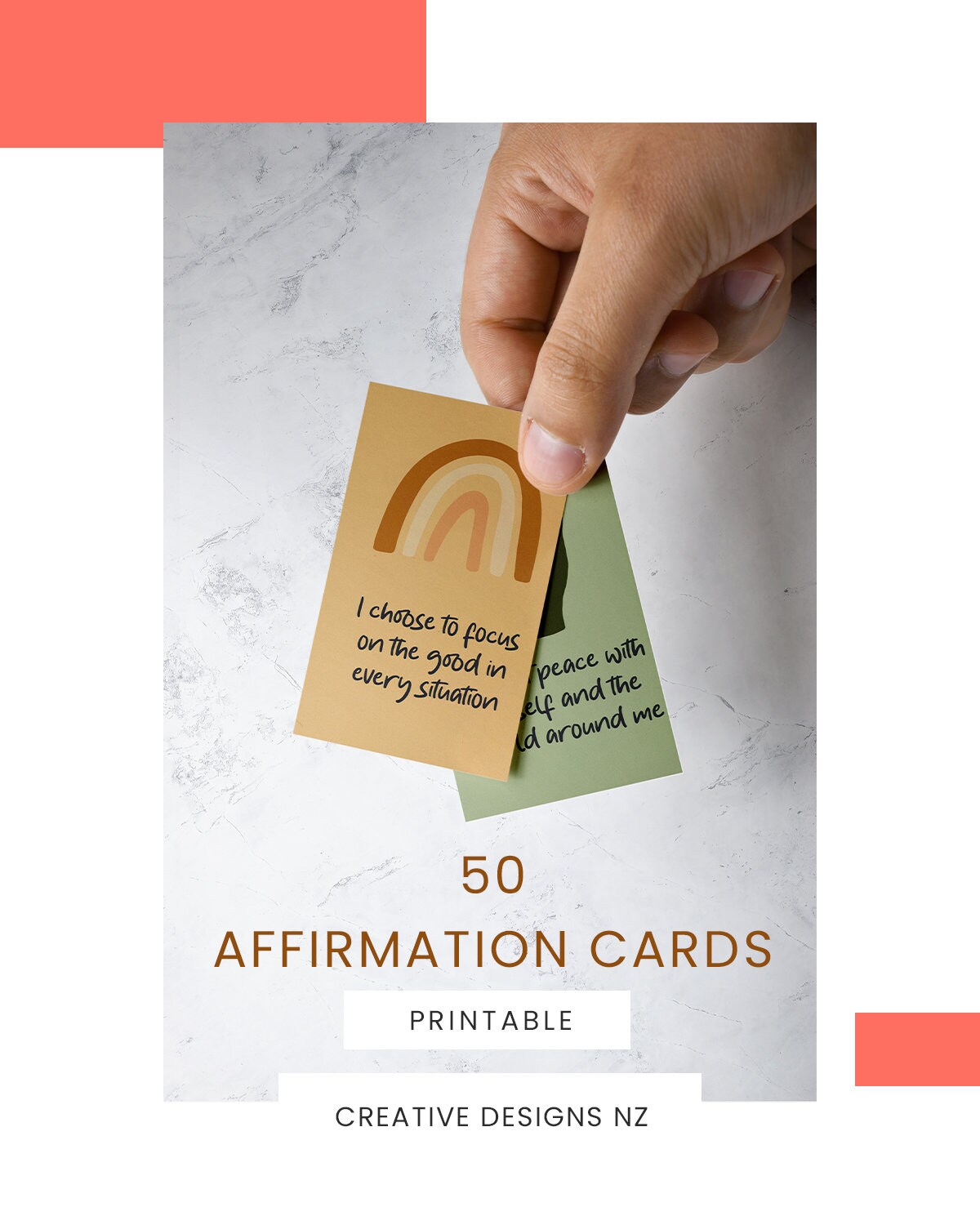 Affirmation Cards Printable. Positive Affirmation Cards. Printable ...