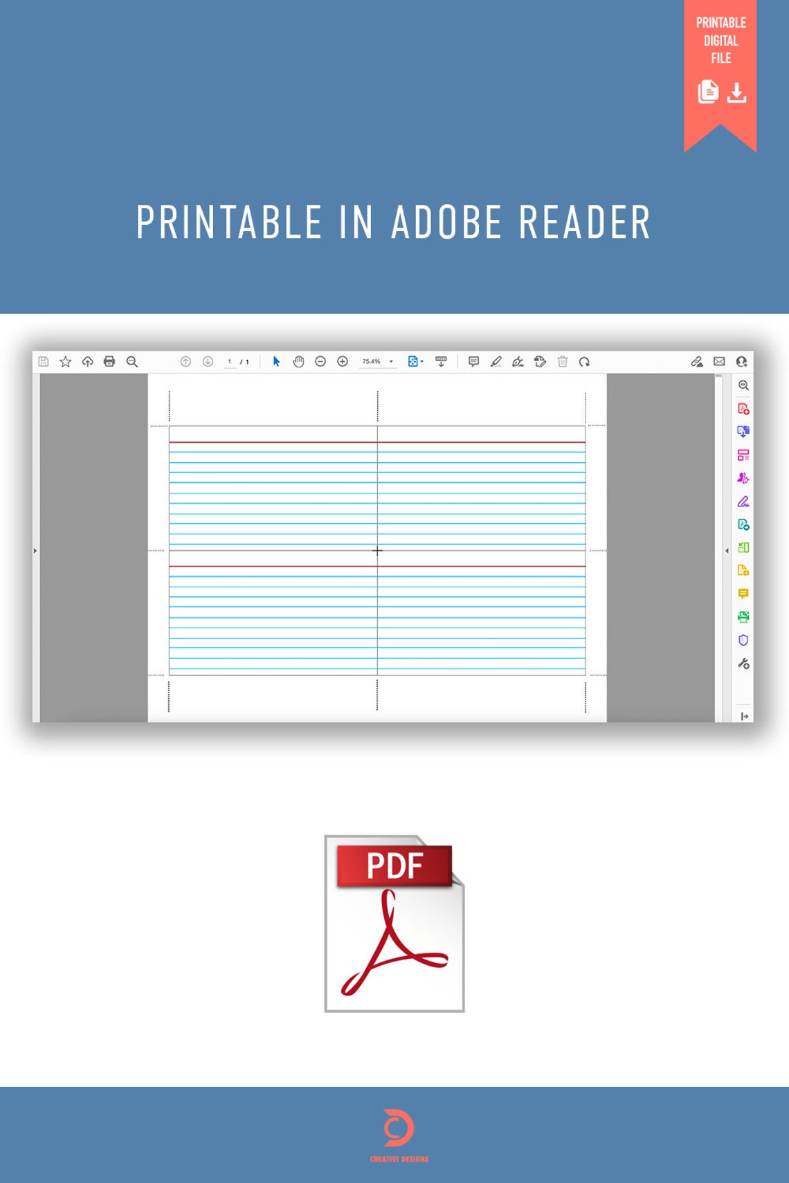 Index Cards, Printable Index Cards, Index Card 3x5, Printable 3x5 Index ...