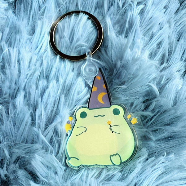 Frog Keychain - Etsy