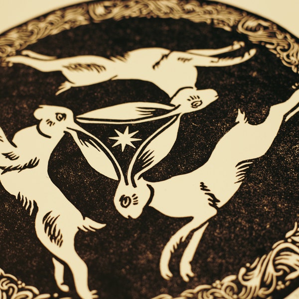 Three Hares - Etsy UK