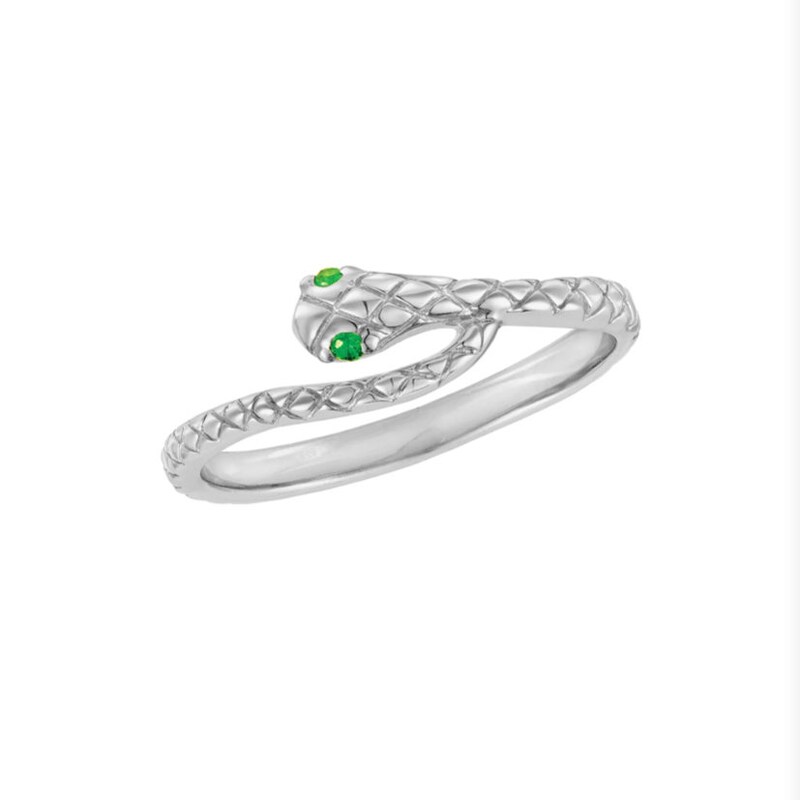 Emerald Snake Ring - Etsy