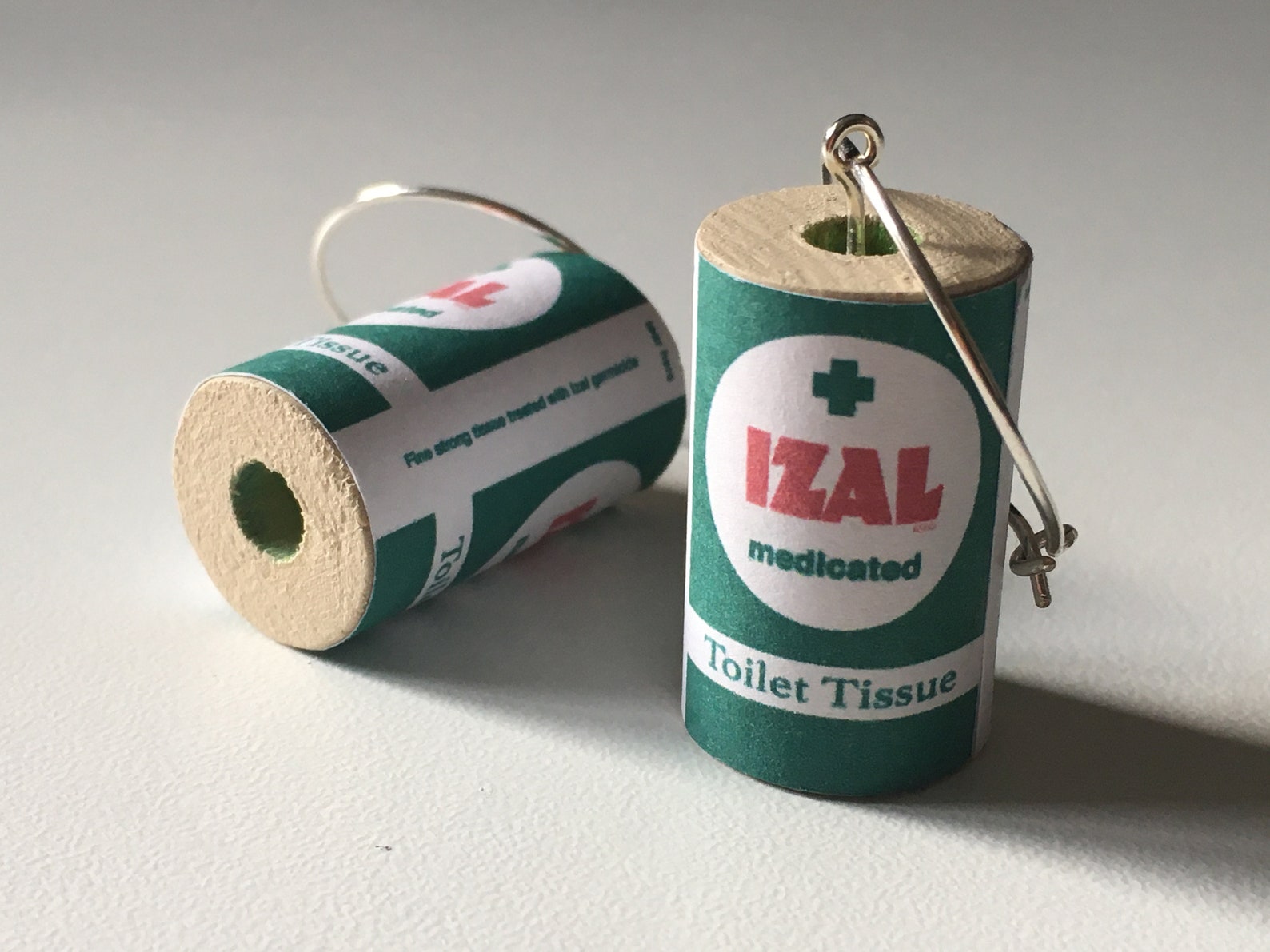 QUEVID-20 Izal Germicidal Toilet Tissue Earrings - Etsy UK