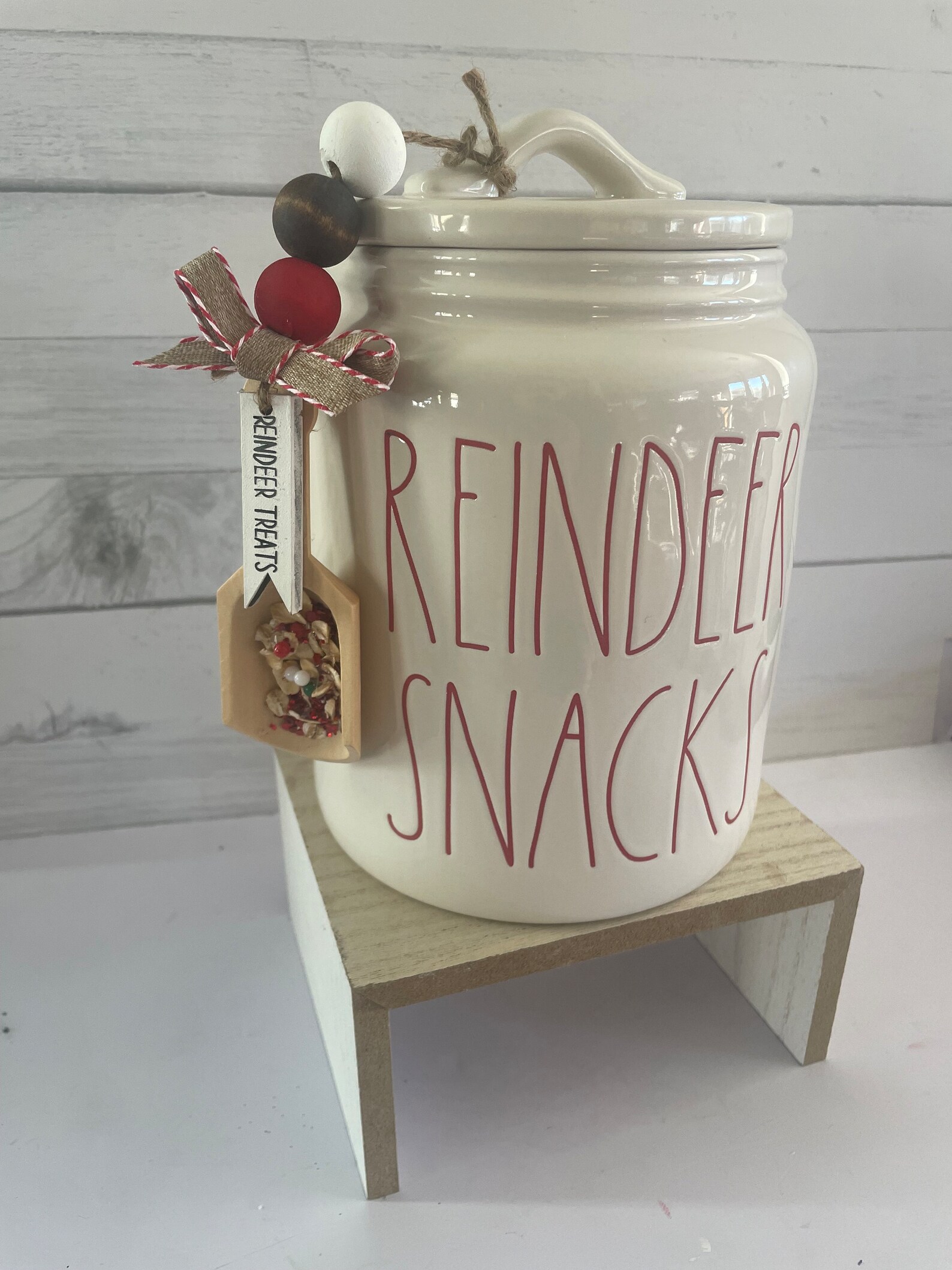 Christmas Wooden Scoops Tiered Tray Decor - Etsy