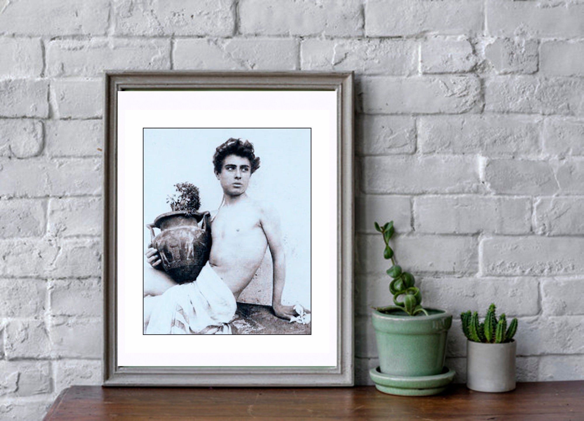Mature Content, Antique Half Dressed Guy, Erotic Art Vintage - Etsy