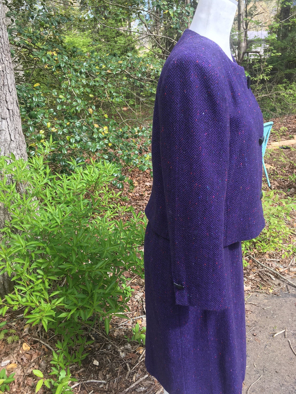 Vintage Boxy Ladies Power Suit - Sweet Suit - Etsy