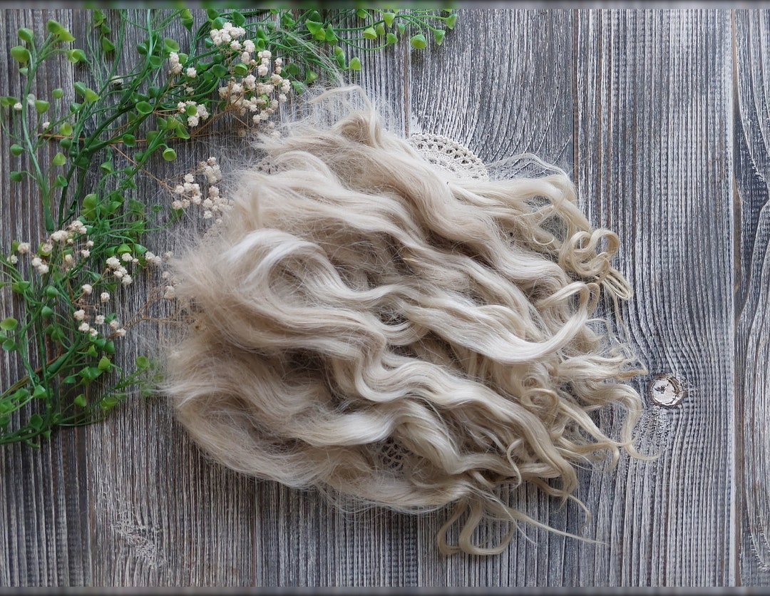 Mohair Doll Hair. Unwashed-uncombed-unpainted. Angora Goat Hair - From ...