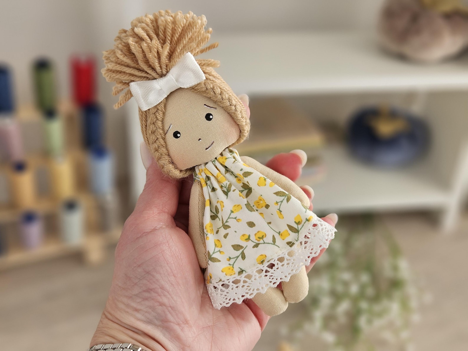 Tiny Cloth Doll Sewing Pattern PDF | 11cm Soft Doll + Tutorial - Etsy