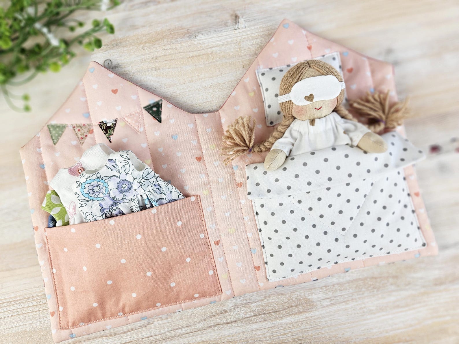 Dollhouse Sewing Pattern PDF | Fabric Doll House With Tutorial - Etsy