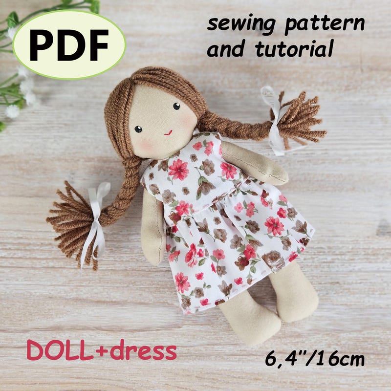 Cloth Doll Dress Patterns - Etsy