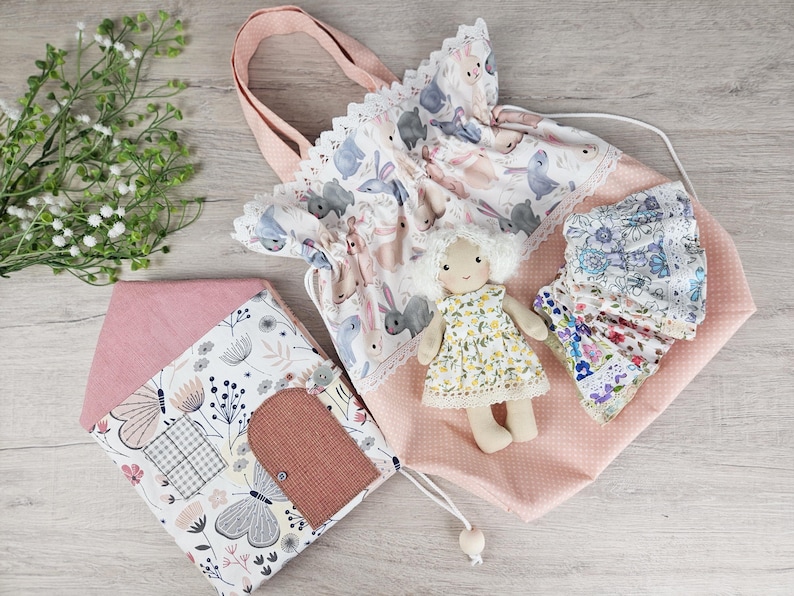 Doll Bag Sewing Pattern PDF | Drawstring Toy Bag Tutorial - Etsy UK