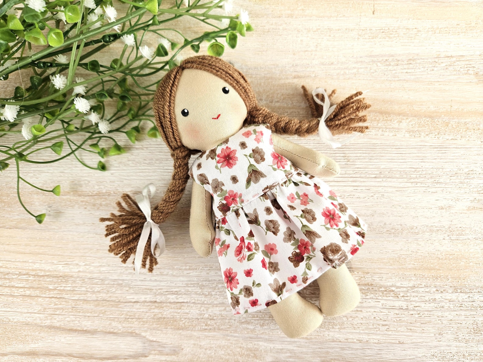Mini Cloth Doll Sewing Pattern PDF | 16cm Soft Doll + Dress Tutorial - Etsy
