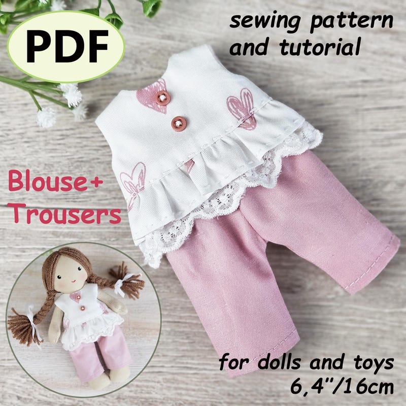 1/6 Clothing Patterns - Etsy