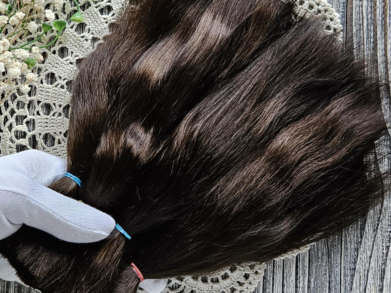 Mohair Doll Hair. Especially for Reborns. Dark-brown. Doll Hair. Reborn ...