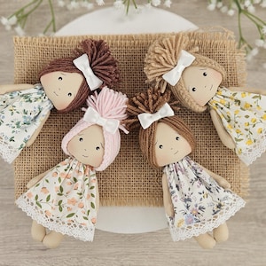 Tiny Cloth Doll Sewing Pattern PDF | 11cm Soft Doll + Tutorial - Etsy