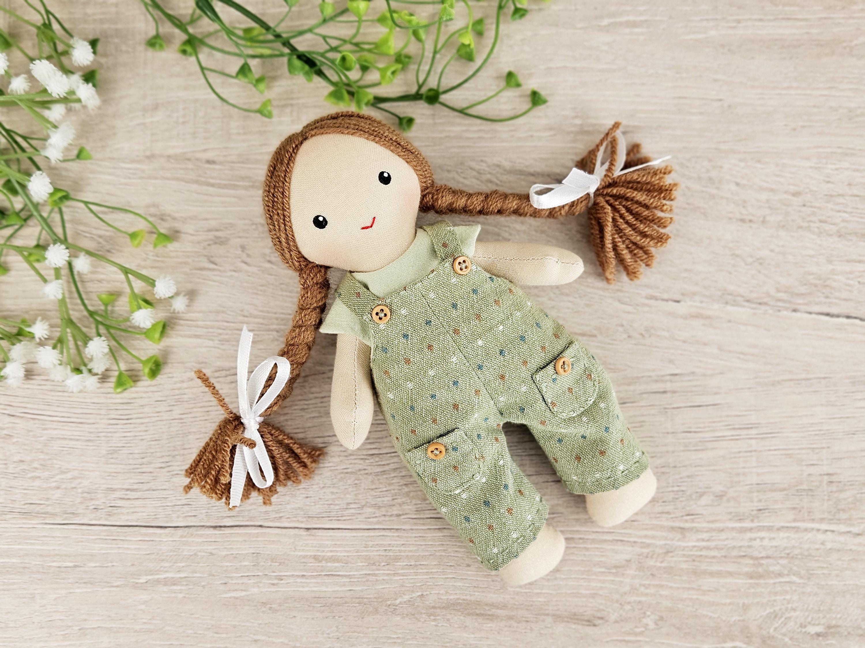 Doll Overalls Sewing Pattern PDF, Doll Clothes Pattern 16 Cm Doll, Rag ...