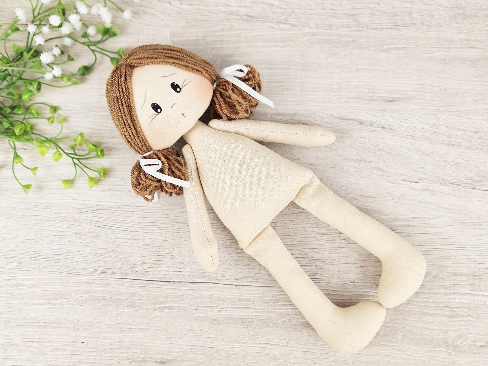 Cloth Doll Sewing Pattern PDF | 10 Inch | 25cm , Dress, Shoes ...