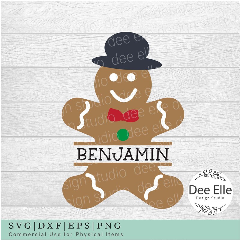 Gingerbread Man Svg - Etsy