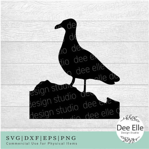 Seagull SVG Beach Themed Cutting File for Cricut and | Etsy