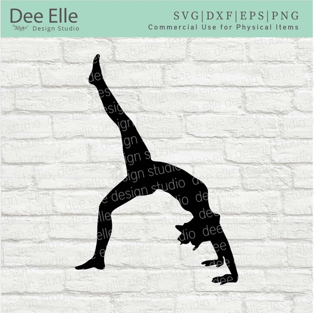 Gymnast Flip SVG | Gymnastics Svg | Gymnast Girl | Girl Gymnast ...