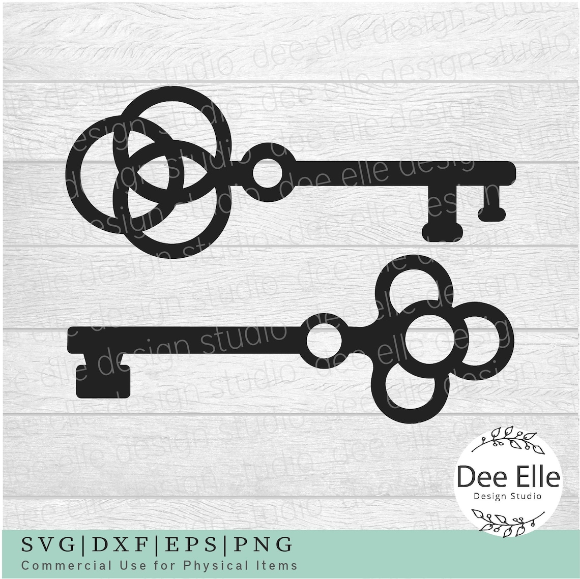 Skeleton Key SVG Files for Cricut, Antique Decorative Key Svg ...