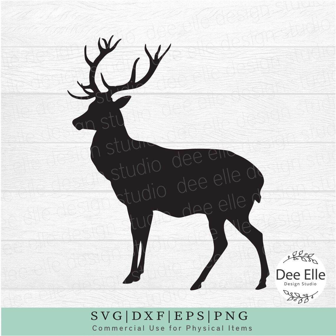 Deer Svg Deer Silhouette Deer Clipart Deer Png Deer - Etsy