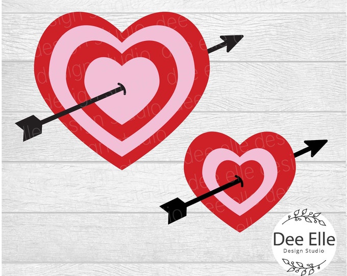 Arrow Heart Svg, Love Svg, Valentine's Day Svg, Valentine Svg, Cupid ...