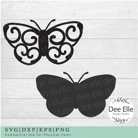 Butterfly Flourish Clip Art