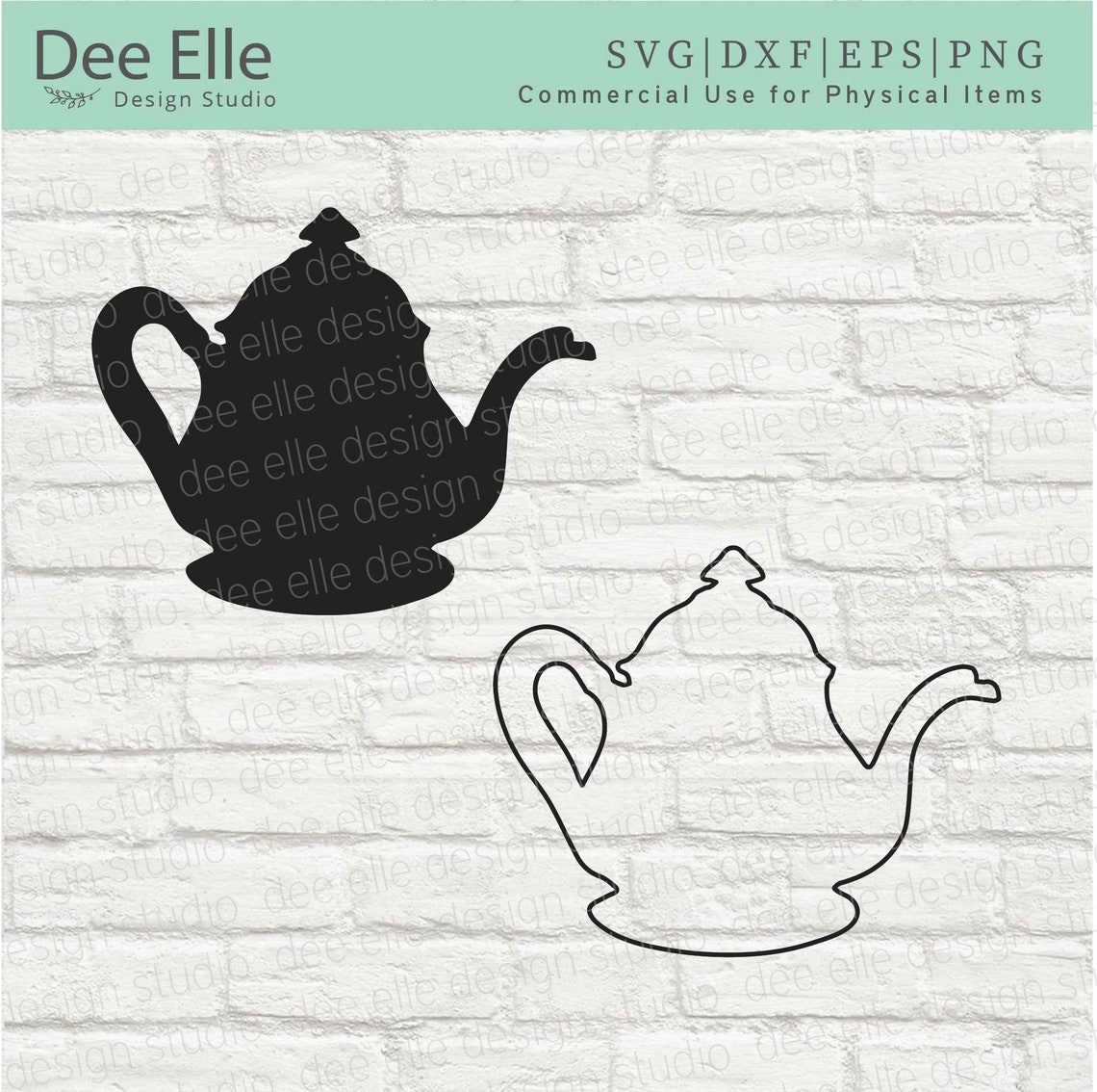 Vintage Teapot SVG | Tea Kettle Svg | Vintage Style Teapot Svg | Teapot ...